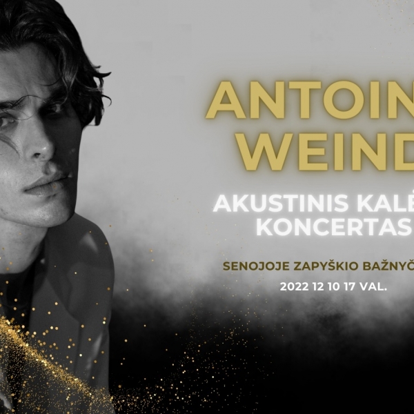 ANTOINE WEND: akustinis Kalėdų koncertas | Kauno rajonas