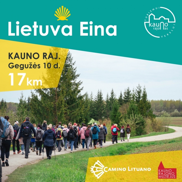 Pėsčiųjų žygis „Lietuva eina Camino Lituano keliu“ | Kauno rajonas